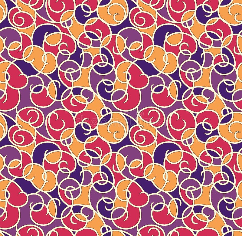 Abstract Swirly Motifs, Coloring Page or Tattoo Design Stock Vector ...