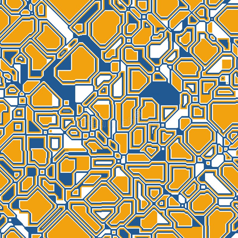 Seamless Abstract Technology Geometric Polygonal Background for Your ...