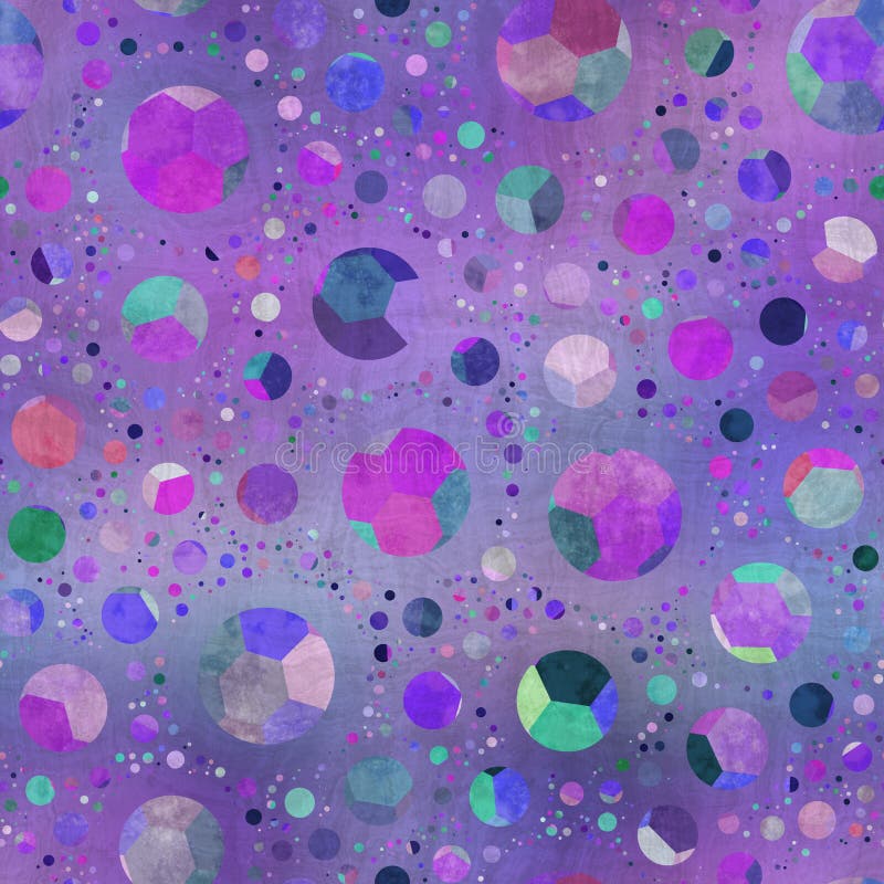 Seamless Abstract Textured Circle Pattern for Surface Print Stock ...