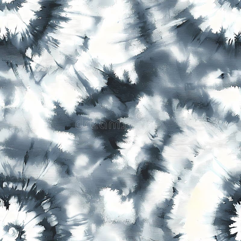 Abstract Tie Dye Texture Monochrome Grey and White Swirls Background AI ...