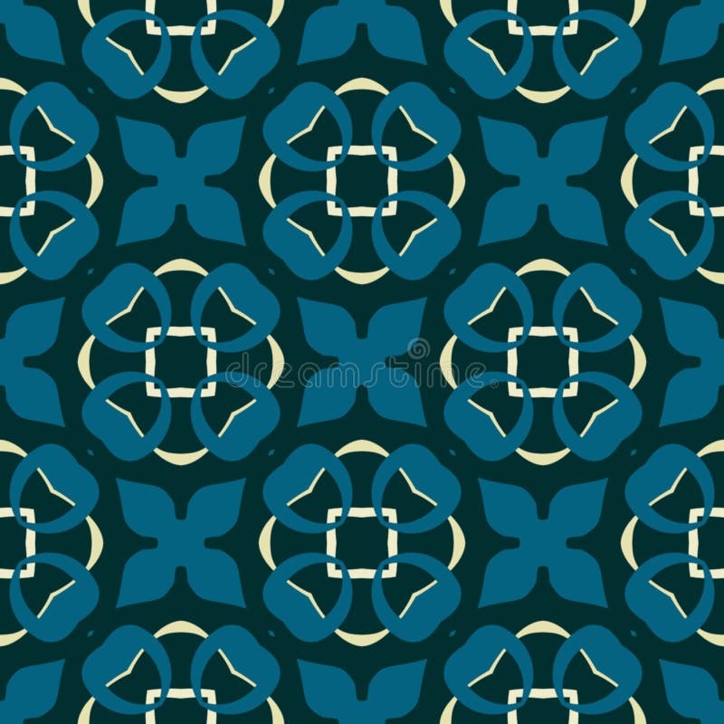 Seamless Abstract Tiled Pattern Web Background, Vintage Symmetrical ...