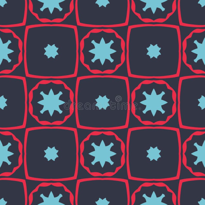 Seamless Abstract Tiled Pattern Web Background, Vintage Symmetrical ...