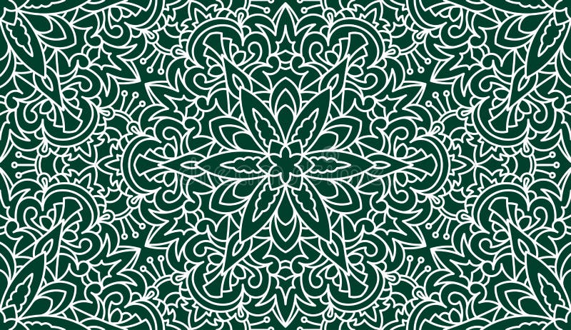 Seamless Abstract Tribal Pattern. Hand Drawn Ethnic Texture. Vector ...