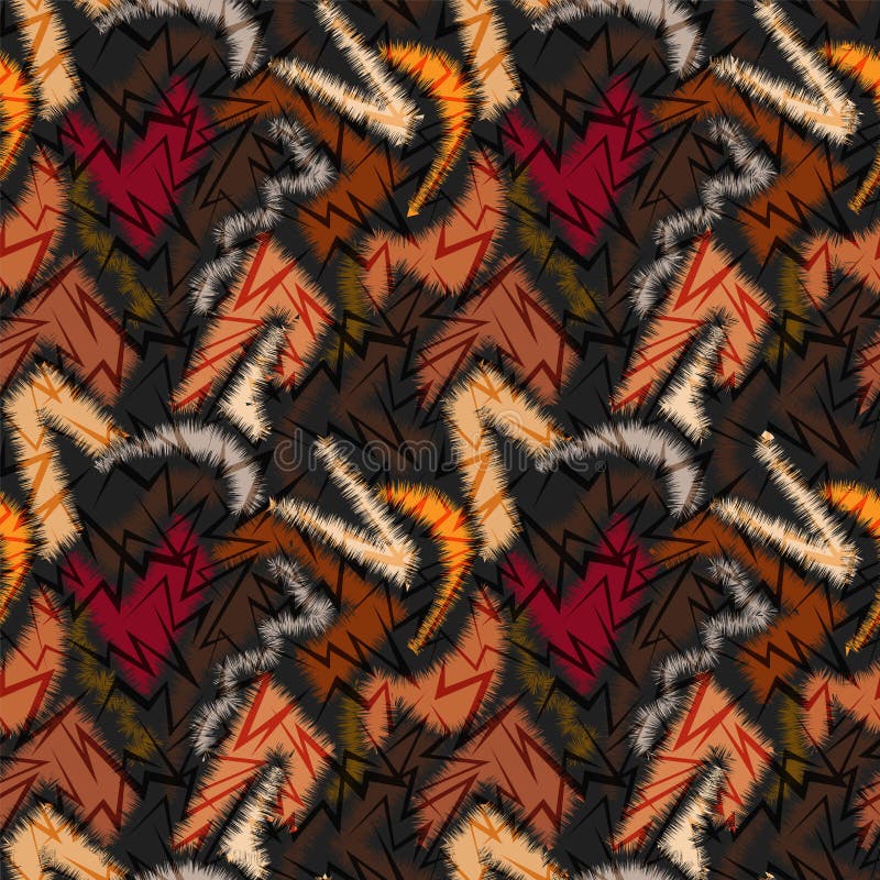 Seamless Abstract Urban Geometric Pattern Stock Vector - Illustration ...