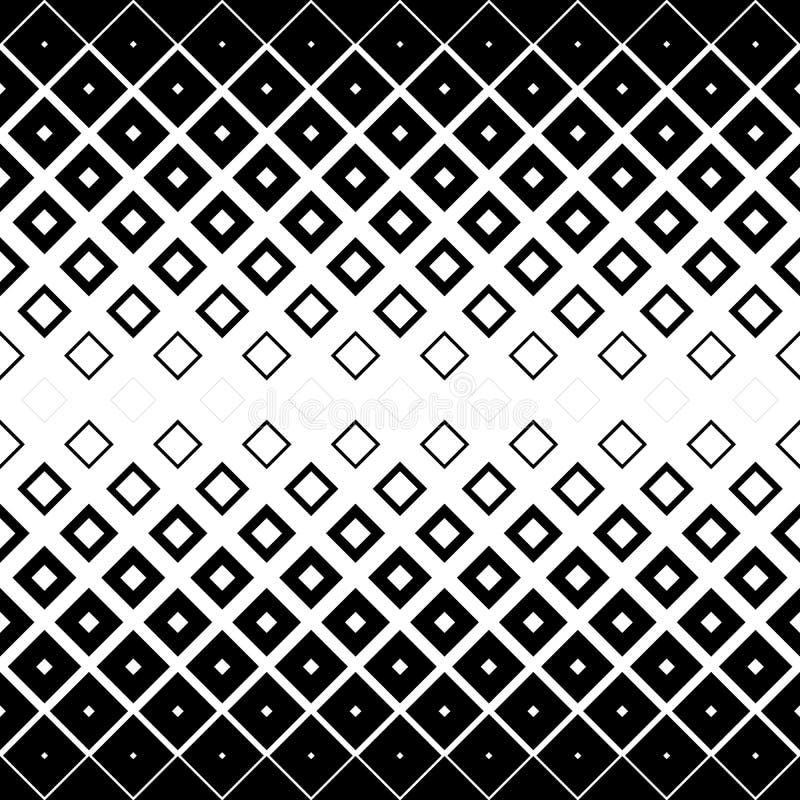 Seamless Abstract Geometric Pattern of Black Squares in Random Order ...