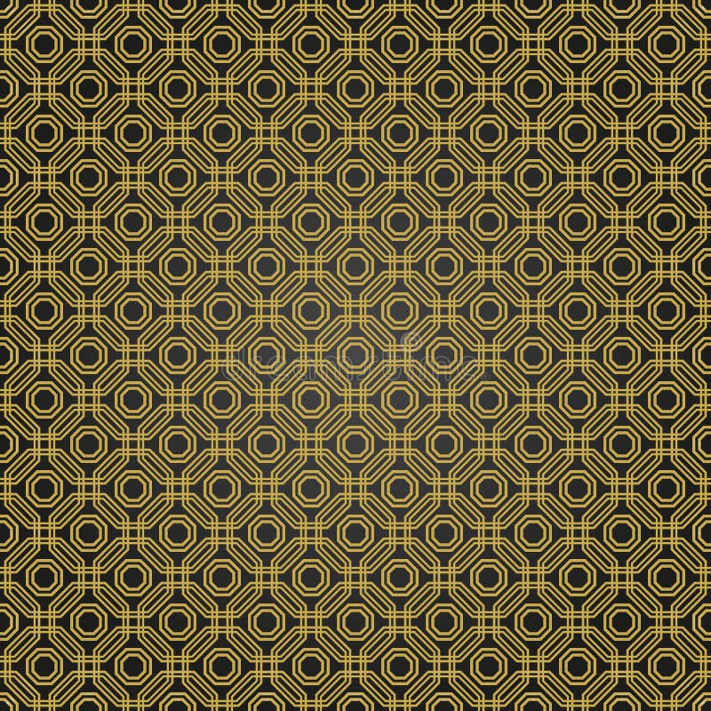 Seamless Abstract Vector Pattern with Octagons Stock Vector ...