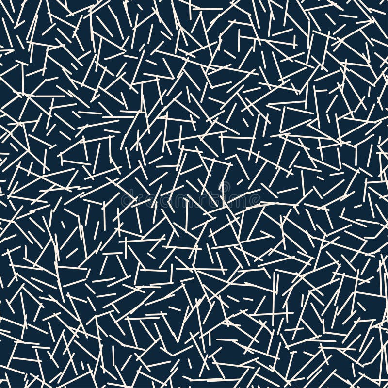 Seamless Abstract Vector Pattern. Tangle of Strokes, Lines Stock Vector ...