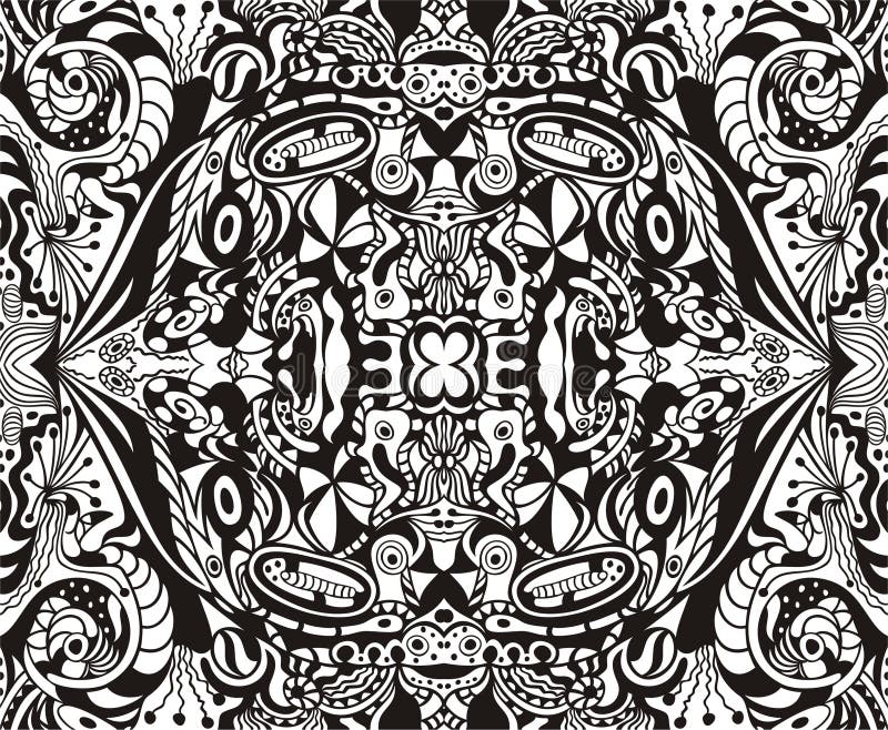 Seamless Pattern. Vegetable and Zoomorphic Decorat Stock Vector ...