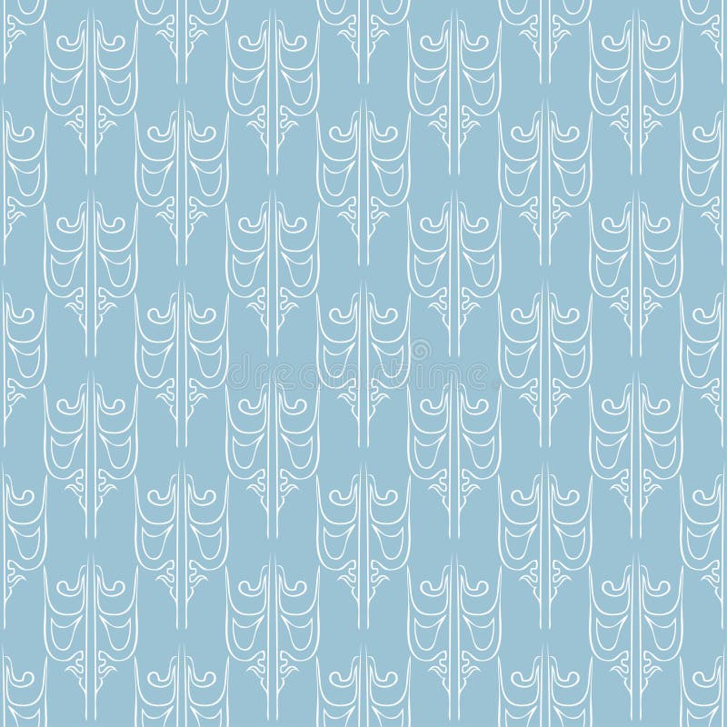 Seamless Abstract Vintage Light Blue Pattern Stock Vector ...