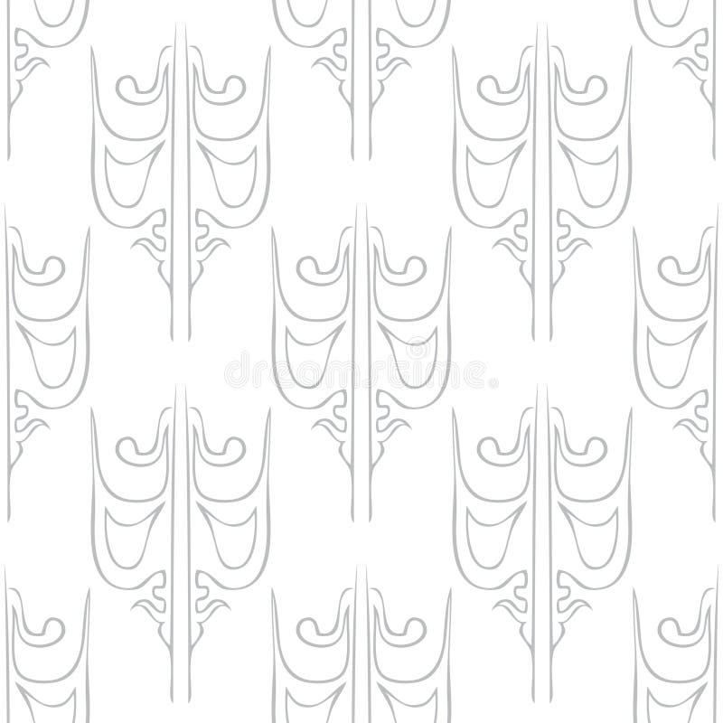 Seamless Abstract Vintage Light Gray Pattern Stock Vector ...