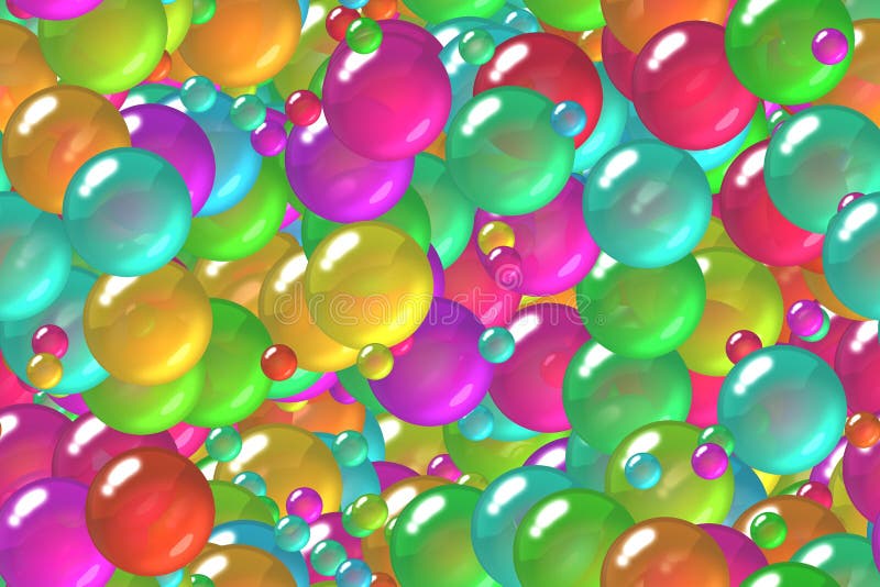 Seamless Abstract Violet Spheres Plating Theme Stock Illustration ...