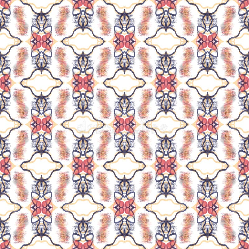 Seamless, Abstract and Geometrical Vintage Wall-paper, Pink Stock ...