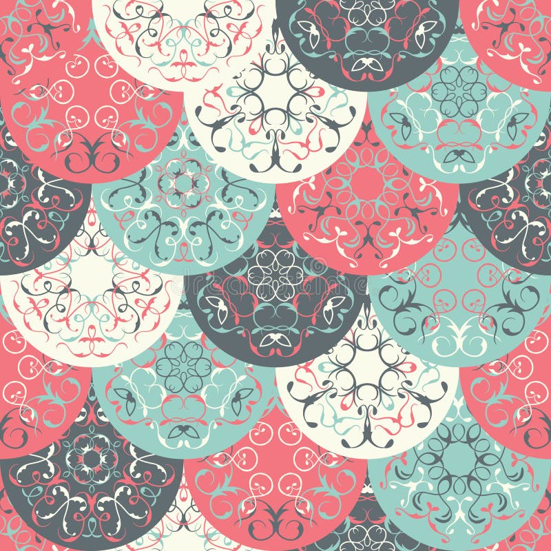 Seamless Abstract Hand-drawn Wallpaper Stock Vector - Illustration of ...