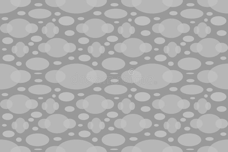 Seamless Abstract Wallpaper with Cute Pattern, Translucent Gray Ovals ...