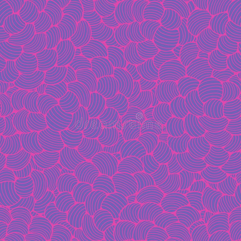 Seamless Abstract Wave Hand-drawn Pattern Stock Vector - Illustration ...