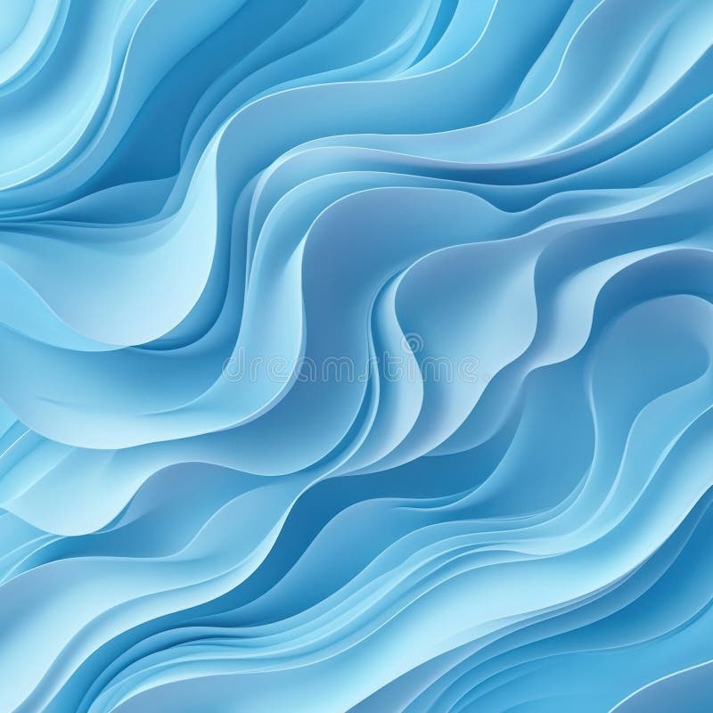 Seamless Abstract Wave Pattern with Fluid Motion and Soft Blue ...