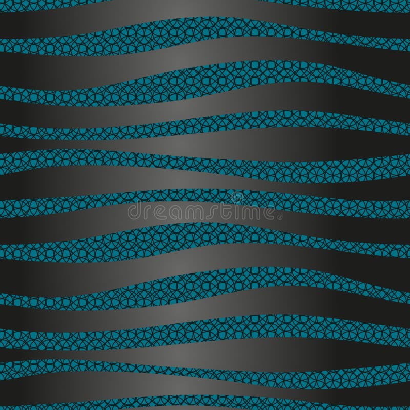 Seamless Abstract Waves on a Lace Grid Stock Vector - Illustration of ...