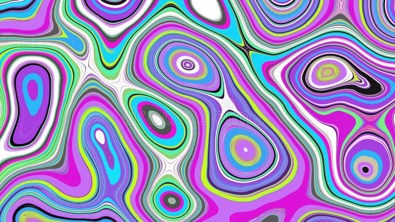 Seamless Abstract Wavy Background for Loop Playback. 4k Video Stock ...
