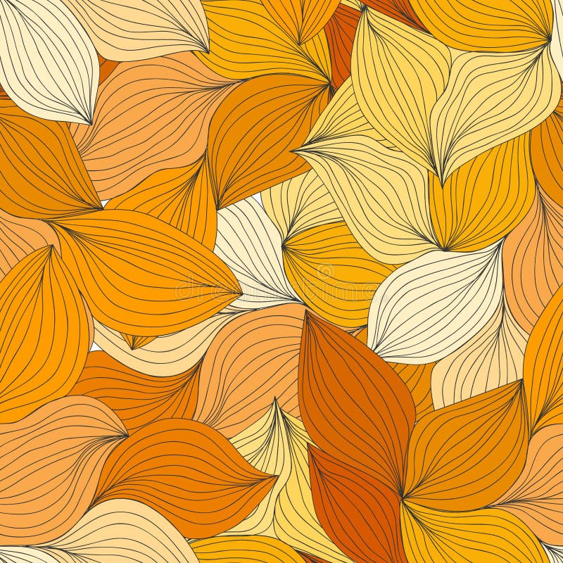 Seamless Abstract Wavy Hand-drawn Pattern. Endless Abstract Patt Stock ...