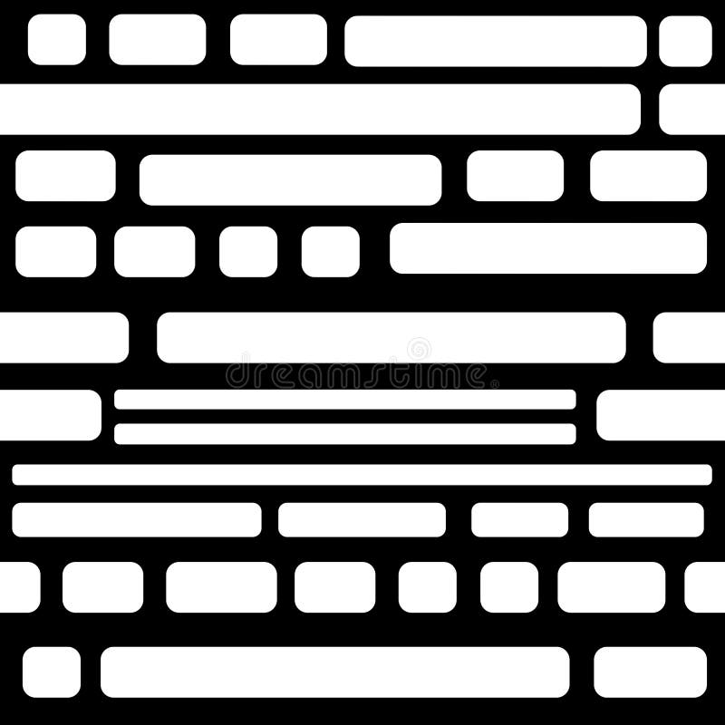 Seamless White Brick Stripes Pattern Stock Illustration - Illustration ...