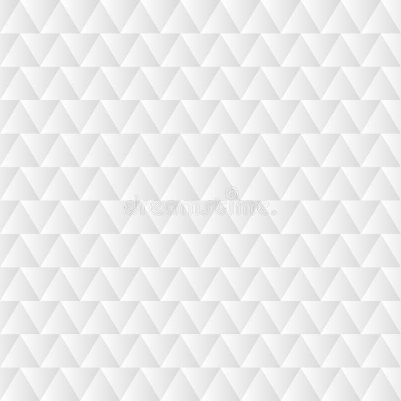 Seamless Abstract White Triangles Pattern Stock Illustration ...
