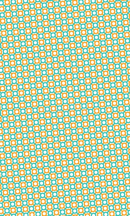 Seamless Adjointed Circles Pattern with Repetitive Geometric Design ...