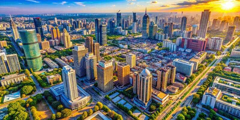 Seamless Aerial Cityscape Pattern a Dynamic Visual for Modern ...