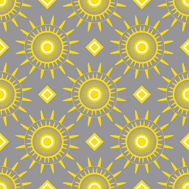 Seamless African Dots in Circular Pattern Stock Illustration ...