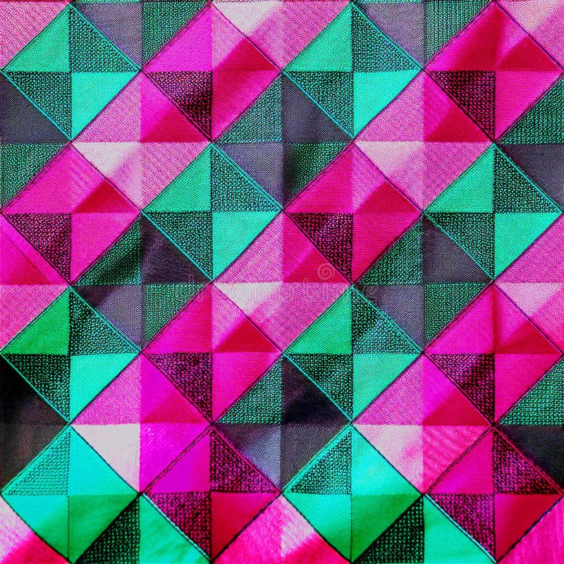 Seamless African Kente Fabrics Textures - Pattern 4k Stock Illustration ...