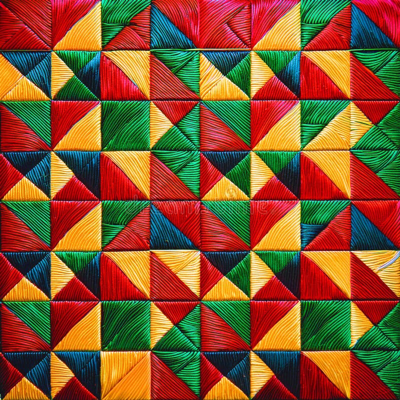 Seamless African Kente Fabrics Textures - Pattern 4k Stock Illustration ...