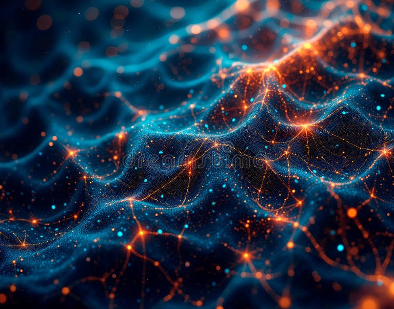 Seamless AI Mosaic Marble with Fragmented Data Clusters in Chrome ...