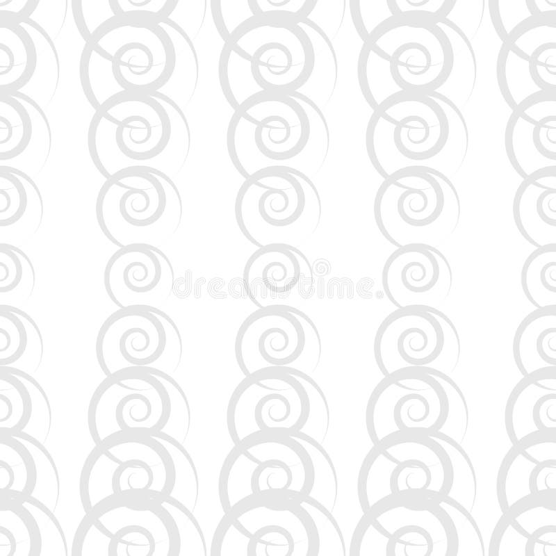 Seamless Air Pattern of Spirals and Curls. Ornament for Fabrics and ...