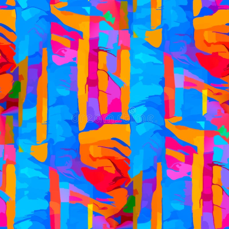 ALIEN TREES TILE stock vector. Illustration of landscape - 222476322