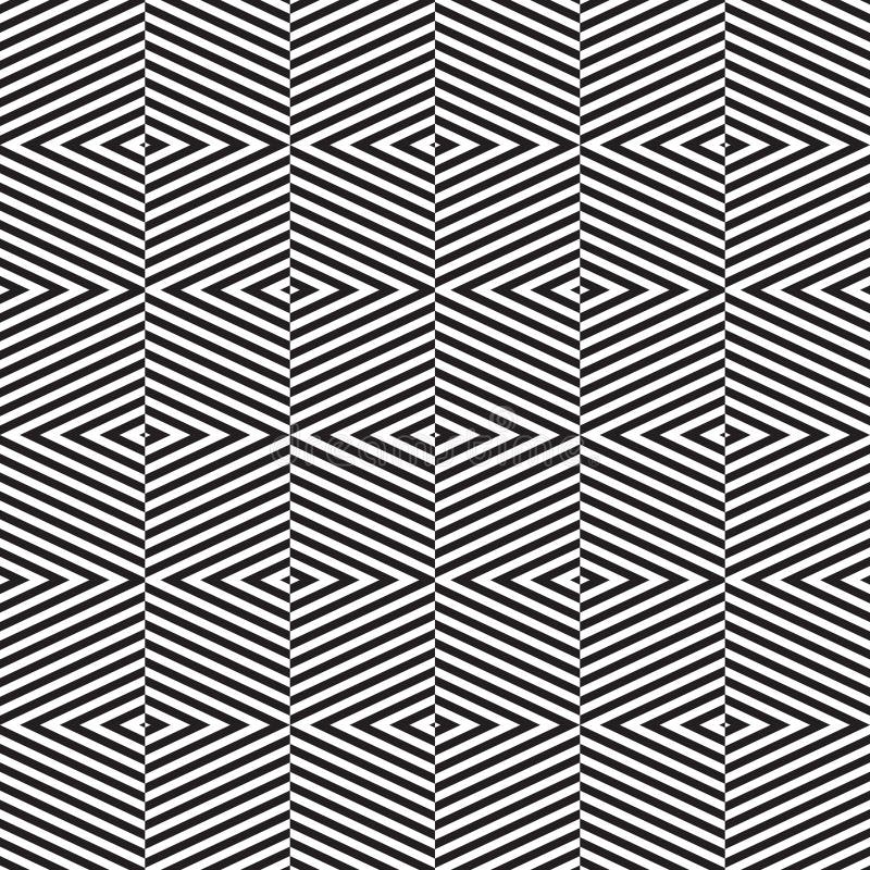 Seamless Abstract Geometric Alternating Chevron Diagonal Pattern Stock ...