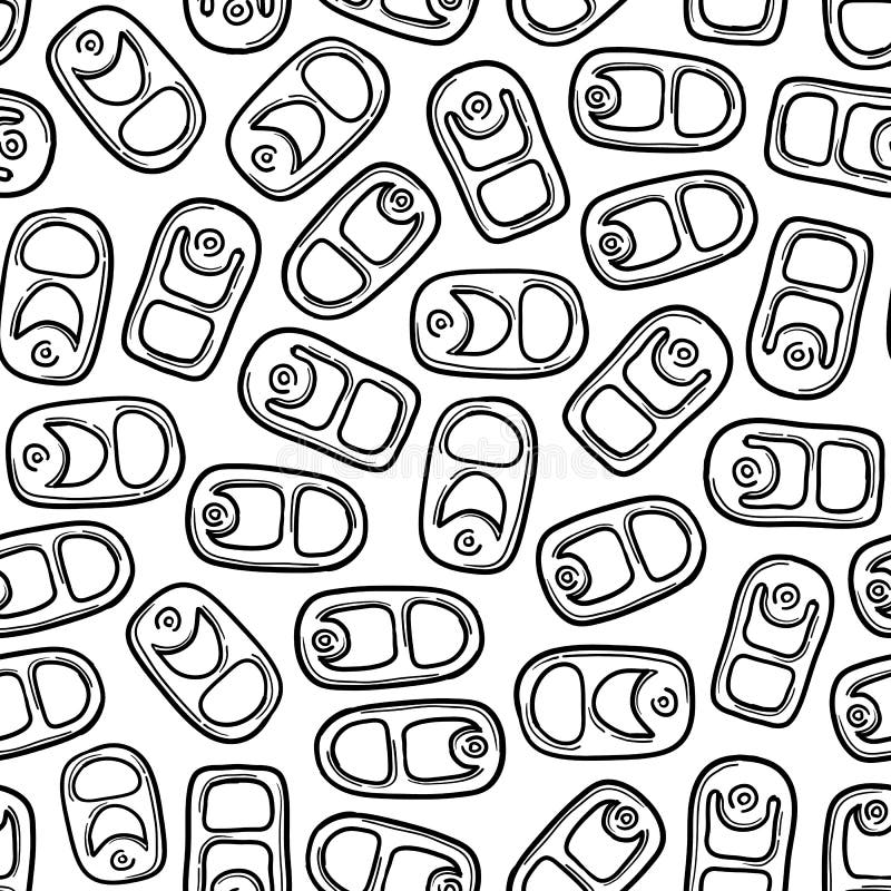 Beverage Can Outline Vector Stock Vector - Illustration of gray ...