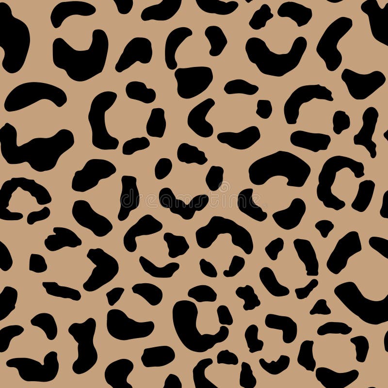 Seamless Animal Pattern with Leopard Dots. Creative Wild Texture for ...