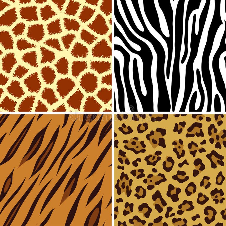 Tiling Animal Print Zebra Stock Illustrations – 167 Tiling Animal Print ...