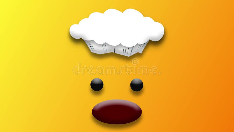 Seamless Animation of Head Blast Expression on Gradient Colour ...