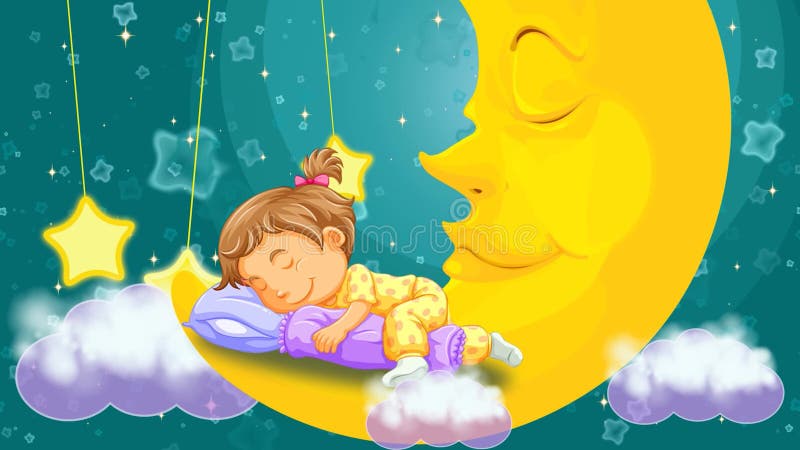 LOOP ANIMATION, LULLABY BACKGROUND.AUTHOR S ANIMATION Stock Footage ...