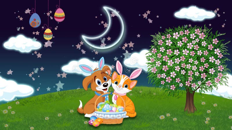 LOOP ANIMATION, LULLABY BACKGROUND.AUTHOR S ANIMATION Stock Video ...