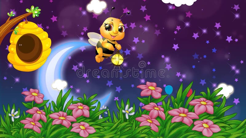 LOOP ANIMATION, LULLABY BACKGROUND.AUTHOR S ANIMATION Stock Video ...