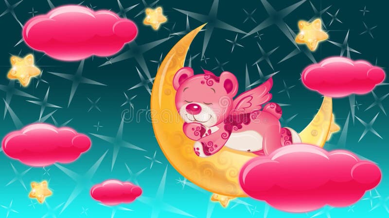 LOOP ANIMATION, LULLABY BACKGROUND.AUTHOR S ANIMATION Stock Footage ...