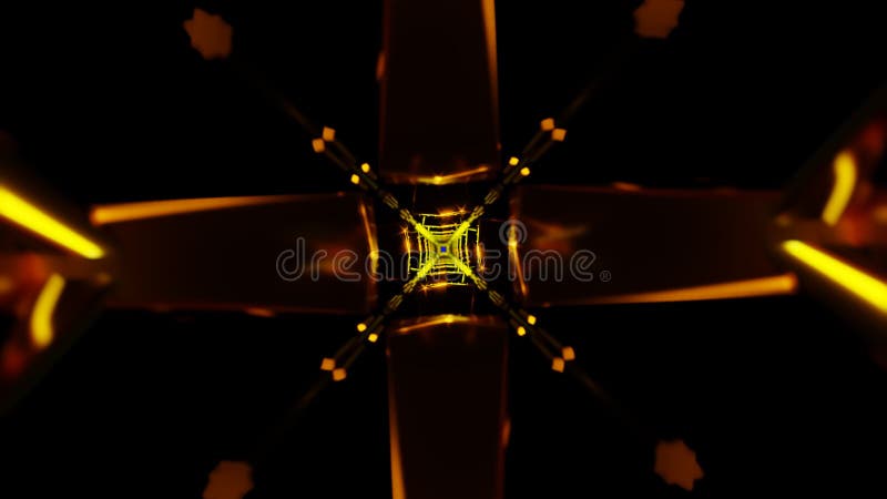 Abstract Neon Patterns with Rotating Geometric Animations Stock Footage ...