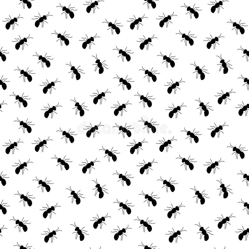 Vector ants - texture stock vector. Illustration of explore - 8976734