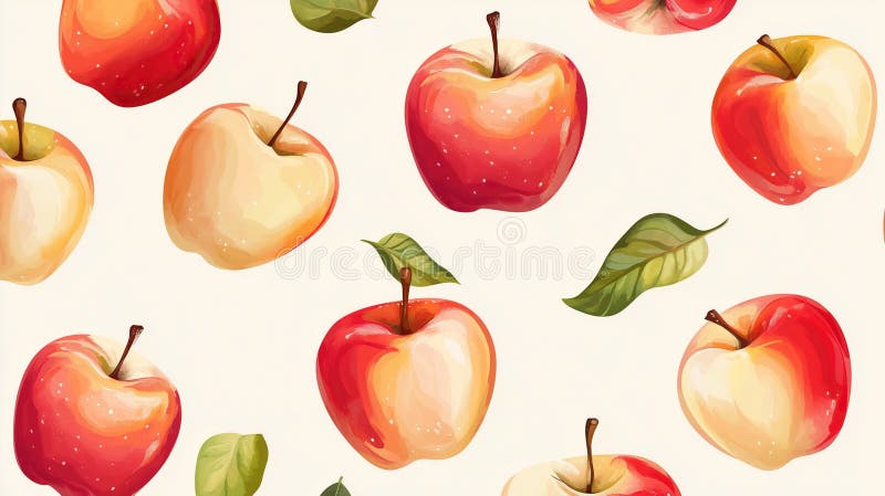 Seamless apples pattern stock photo. Image of lifestyles - 331849890