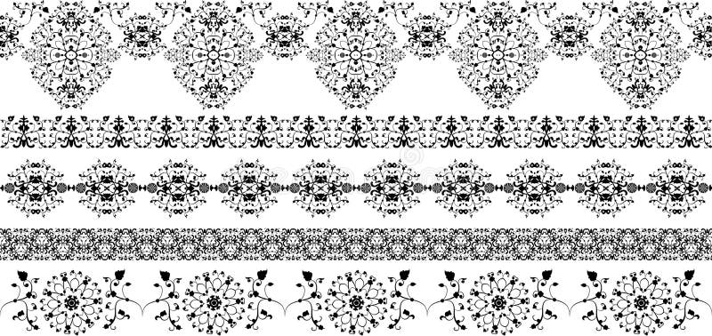 Seamless Arabesque Borders - Vector Illustration Stock Vector ...