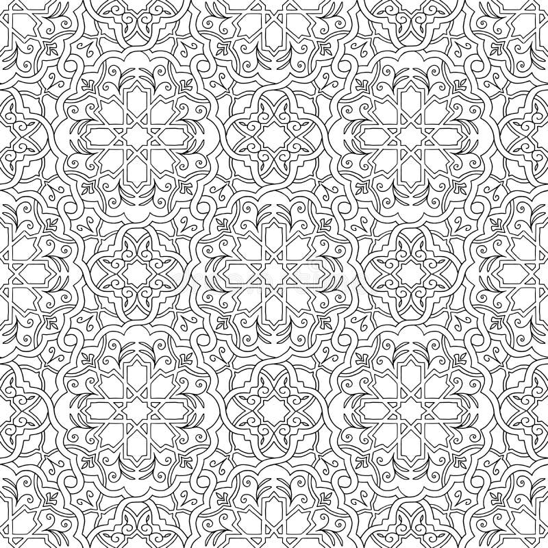 Seamless arabesque pattern stock vector. Illustration of arabesque ...