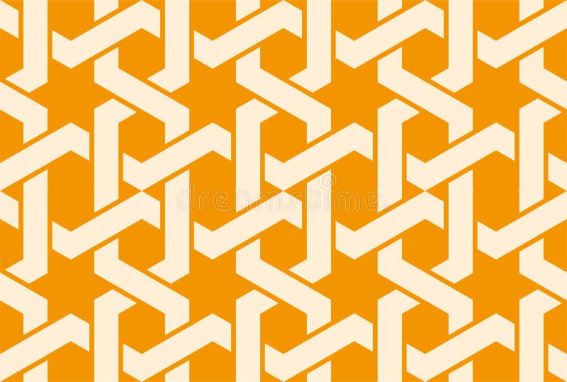 Seamless Arabic Ornament with Entangled Pattern Stock Vector ...