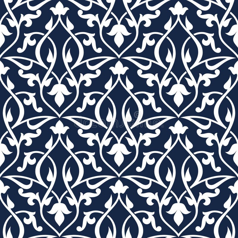 Seamless arabic pattern stock vector. Illustration of paper - 62372115
