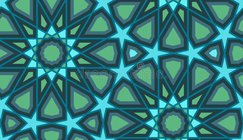 Seamless arabic pattern. stock vector. Illustration of islam - 115053206
